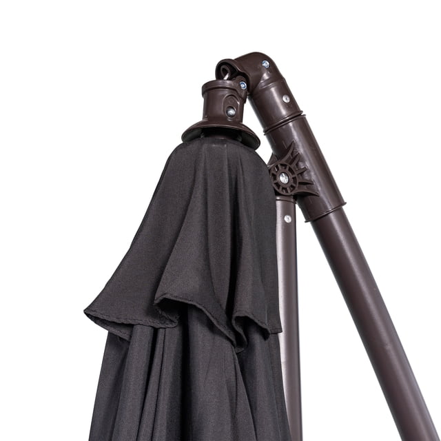 Island Umbrella Captiva 10-ft Octagonal Cantilever Umbrella - Black ...