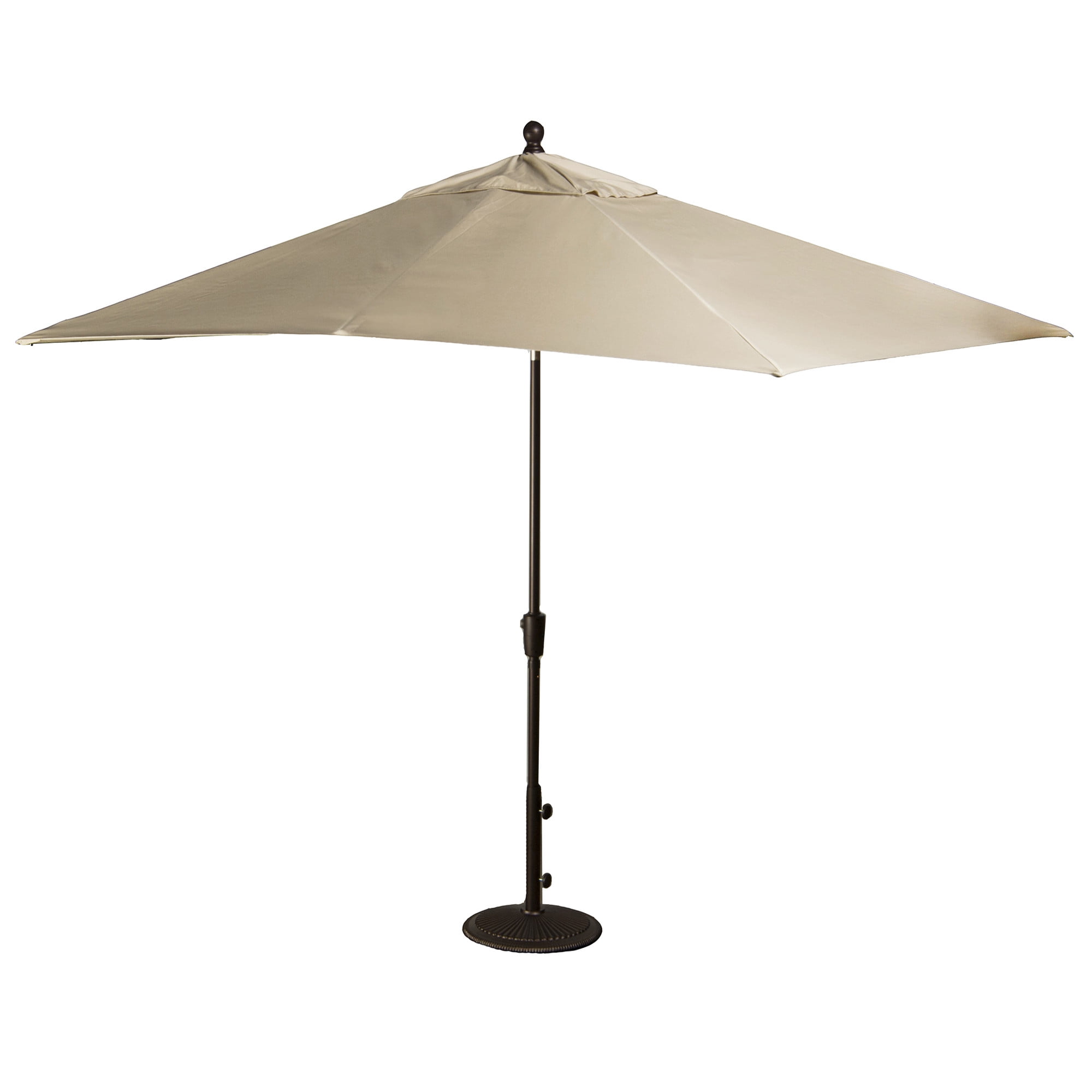 Island Umbrella Caspian 8-ft x 10-ft Rectangular Market Umbrella - Push ...