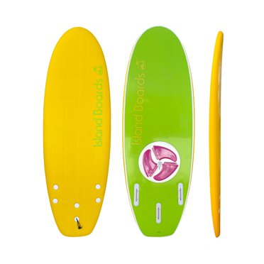 BruSurf Soft Top Surfboard 7 Foot Longboard Foam EPS Core Heat ...