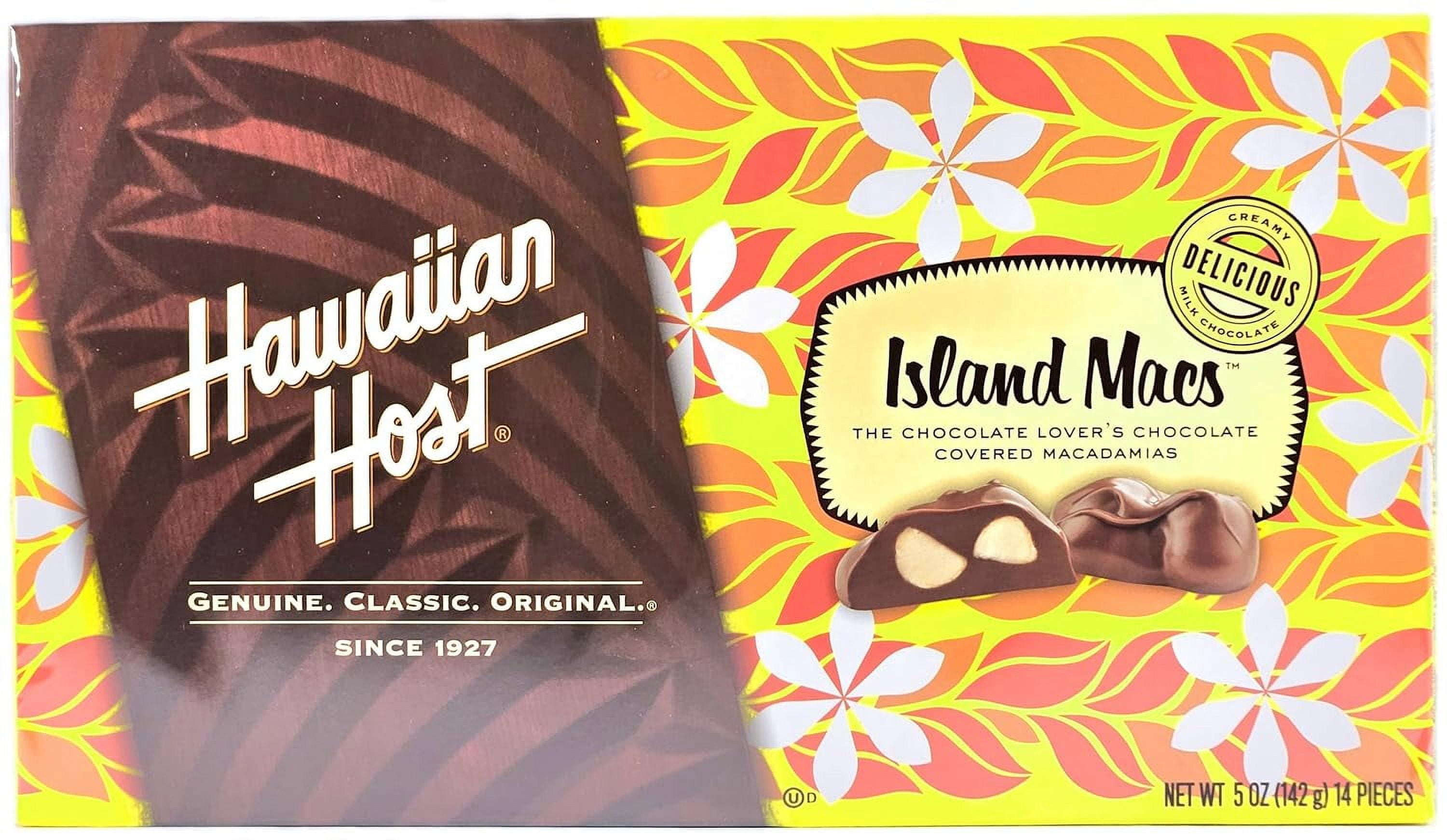 Island s Tiare Milk Chocolate Covered adamia Nuts 5 oz Boxes (1 Box ...