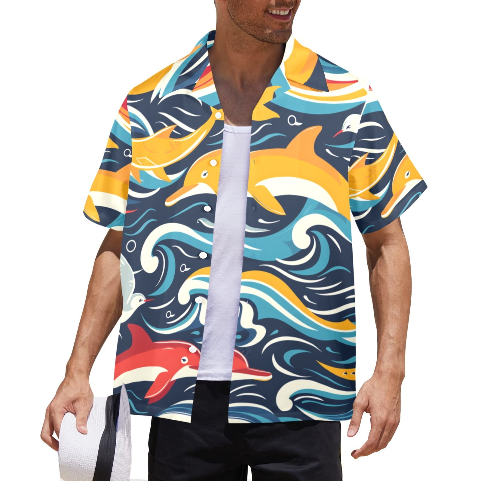 Island vacation must! A selection of men's Hawaiian style shirts ...