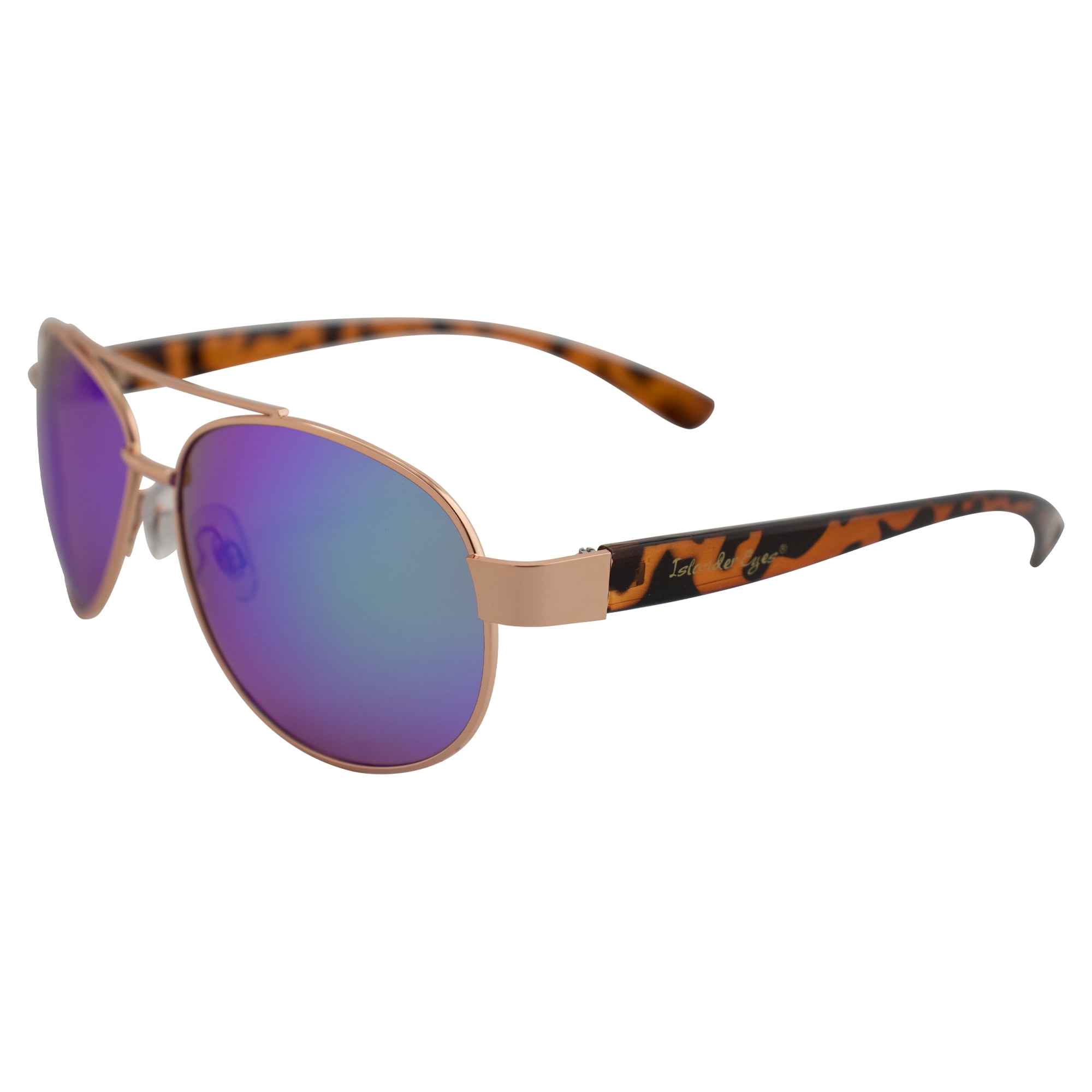 Islander Eyes Bali Polarized Sunglasses for Men or Women Gold Metal ...