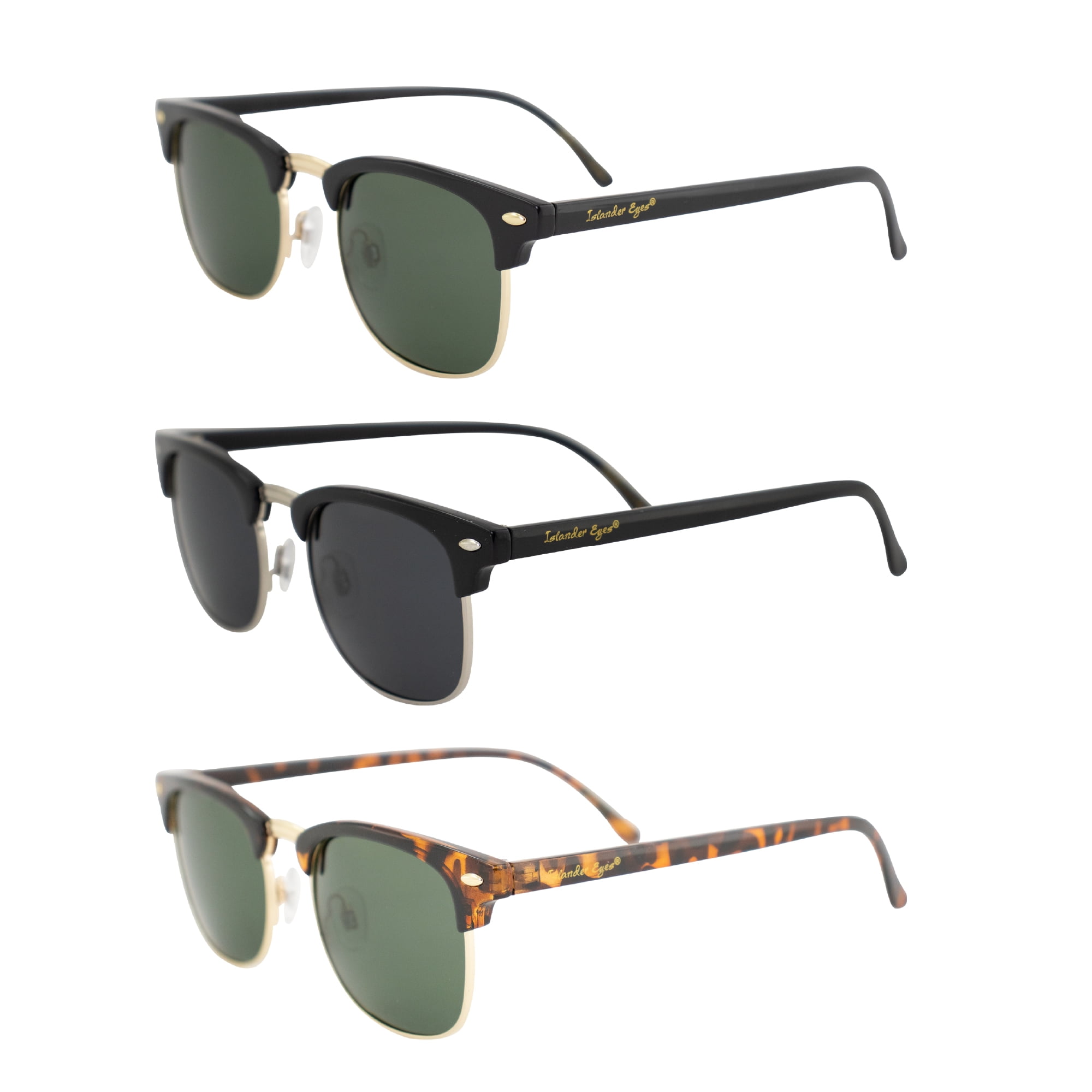 Islander Eyes Phuket Polarized Sunglasses for Men or Women 3 Pairs Semi ...