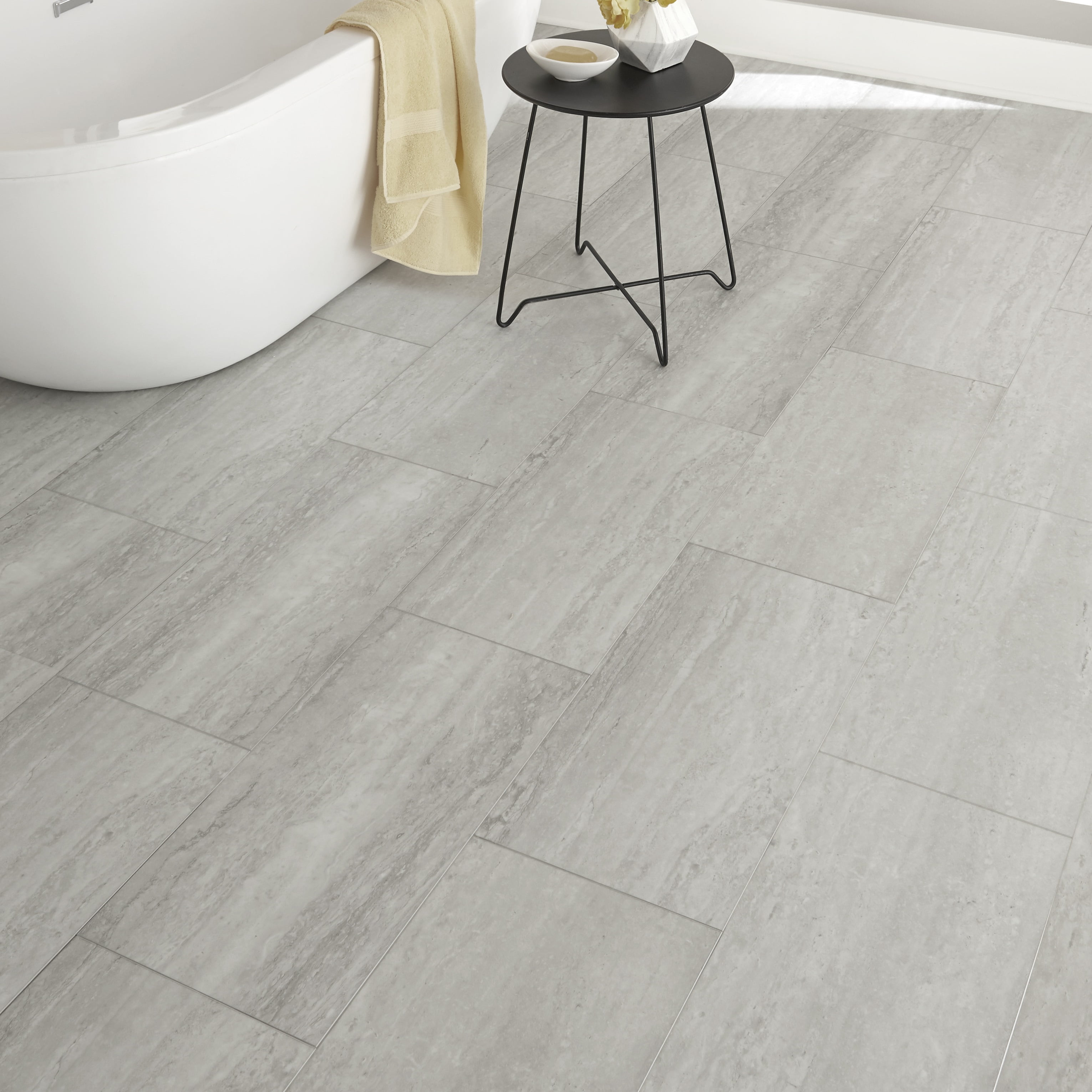Islander Flooring Vatican Travertine HDPC Rigid Core Vinyl Tile ...