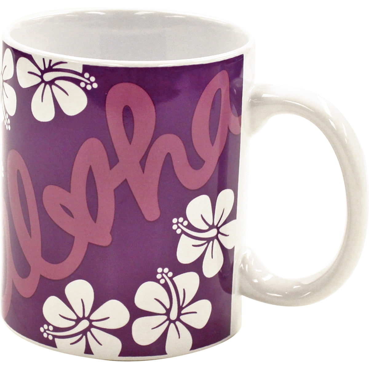 Islander 11 oz. Mug - Purple Aloha - Hawaiian Stoneware Mug - Walmart.com