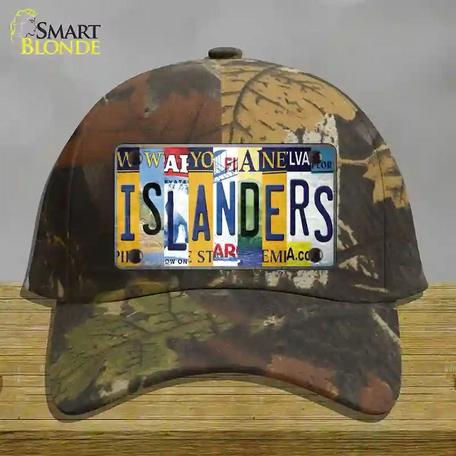 Islanders Strip Art Novelty License Plate Hat Tag Cotton Camoflauge ...