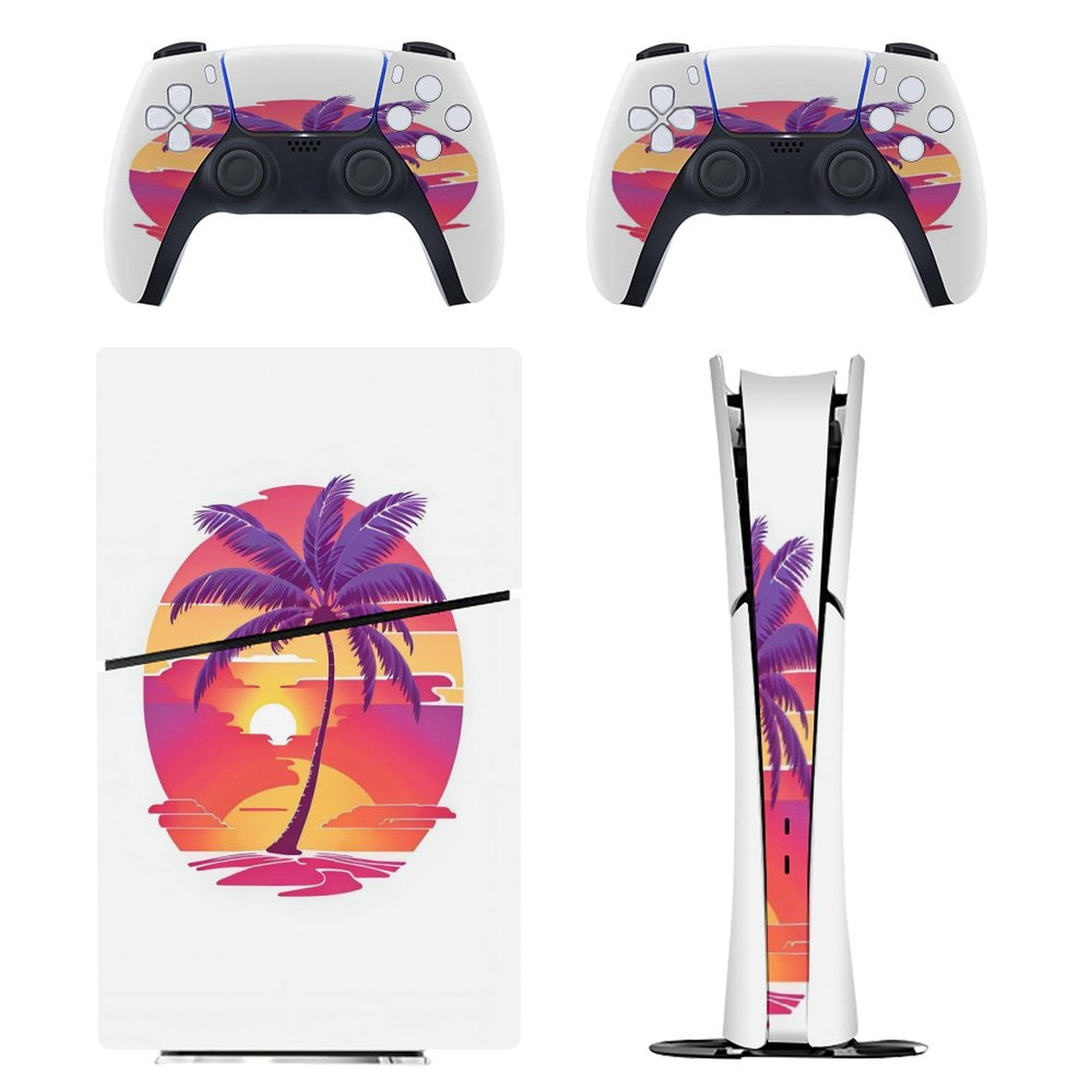 Islands, Coconut Trees, Beaches, Sunsets PS5/PS5 Slim Digital Disc Skin ...