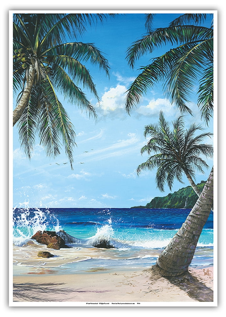 Isle Be Waiting - Hawaiian Paradise Ocean View - From an Original Color ...