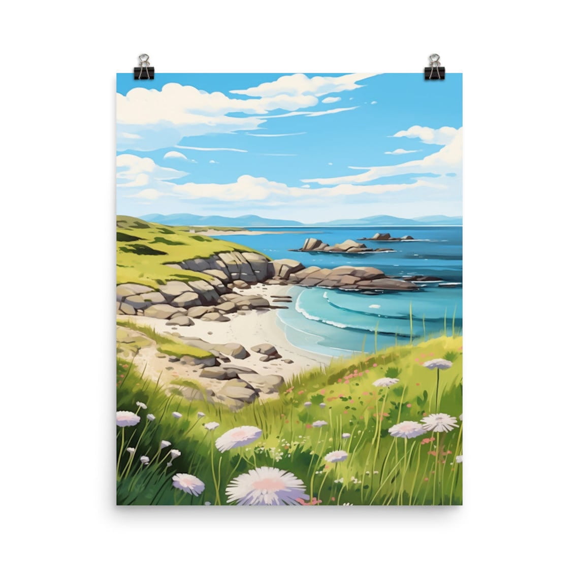 Isle Of Iona Print, Scotland Wall Art, Scottish Coastal Landscape ...