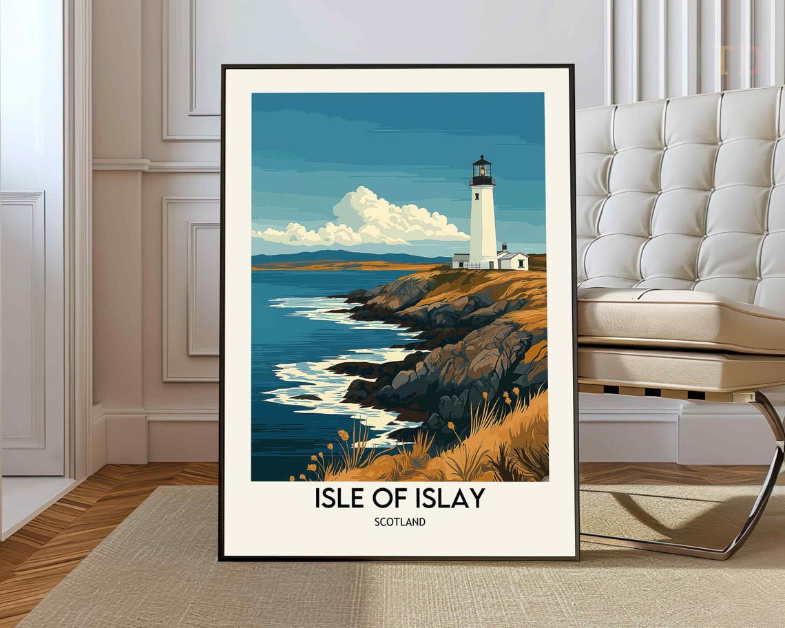 Isle Of Islay Travel Print, Scottish Landscape, Isle Of Islayislay ...