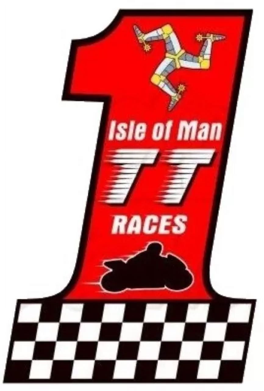 Isle Of Man Tt Races Moto Number # 1 Sticker Racing Sticker Laptop Decalphone Decal Water Bottle ...
