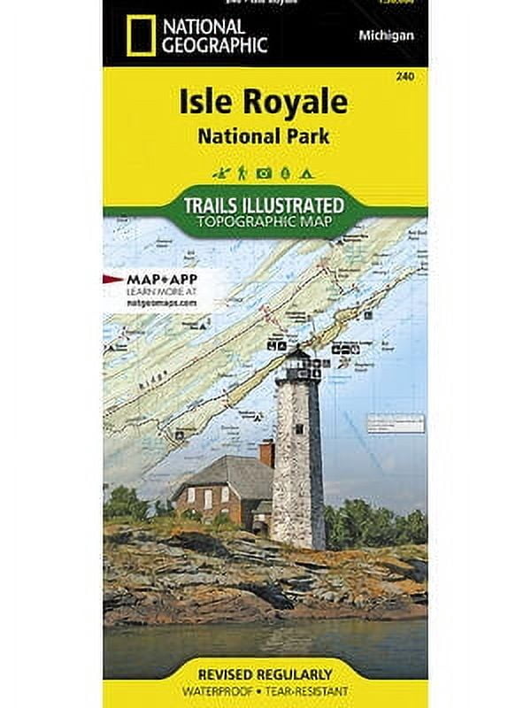 Isle Royale National Park Map - Walmart.com