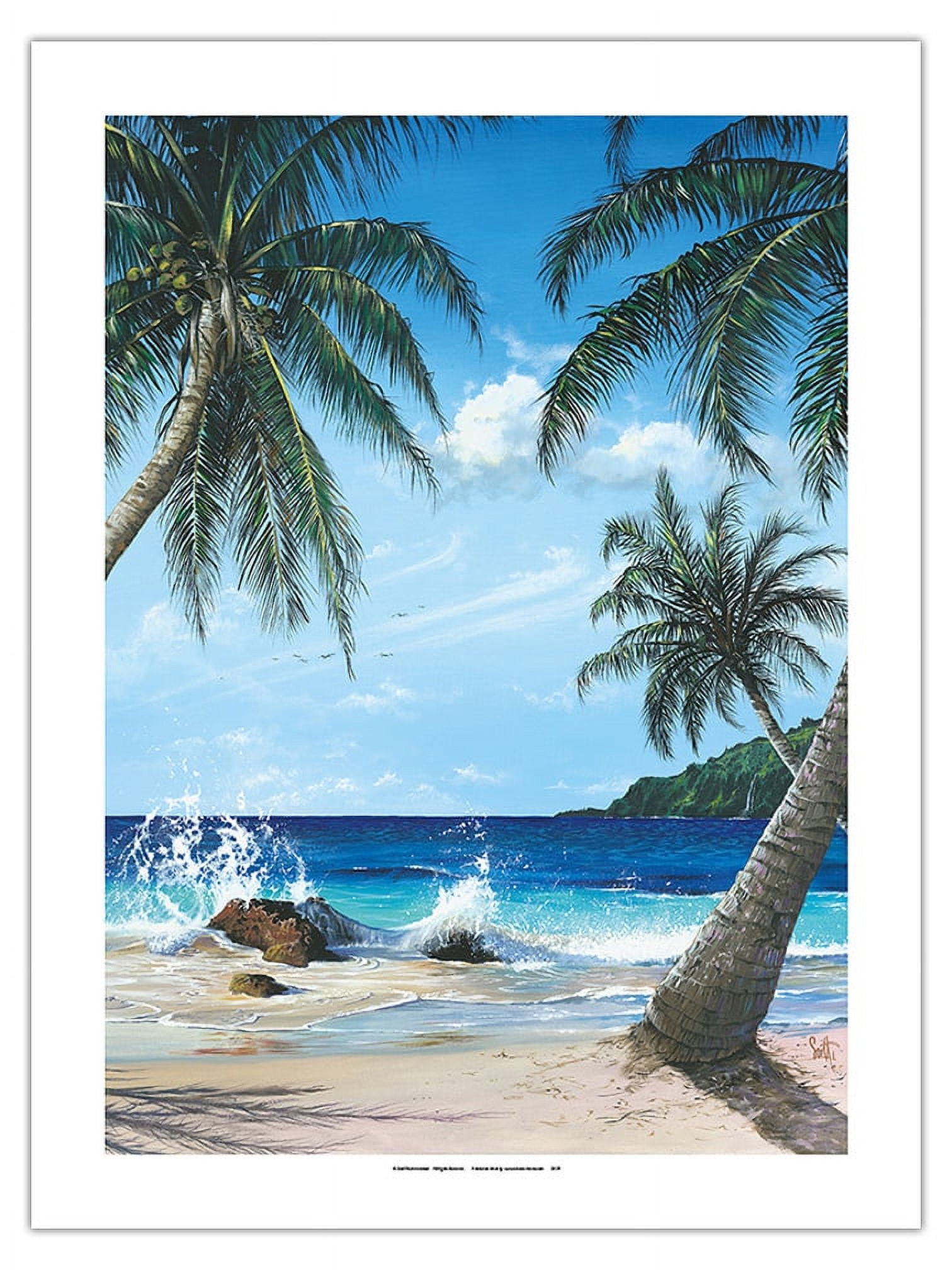 Isle Be Waiting - Hawaiian Paradise Ocean View - From an Original Color ...