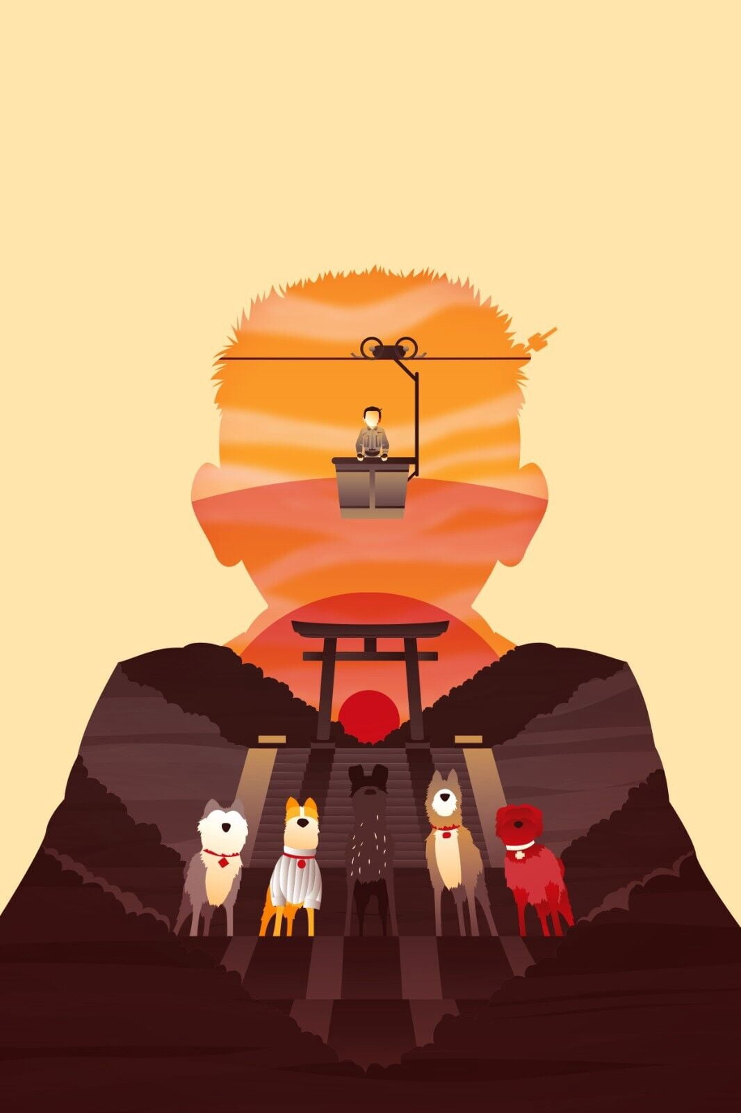 Isle of Dogs (2018) Movie Poster 24x36 - Wes Anderson Stop-Motion ...