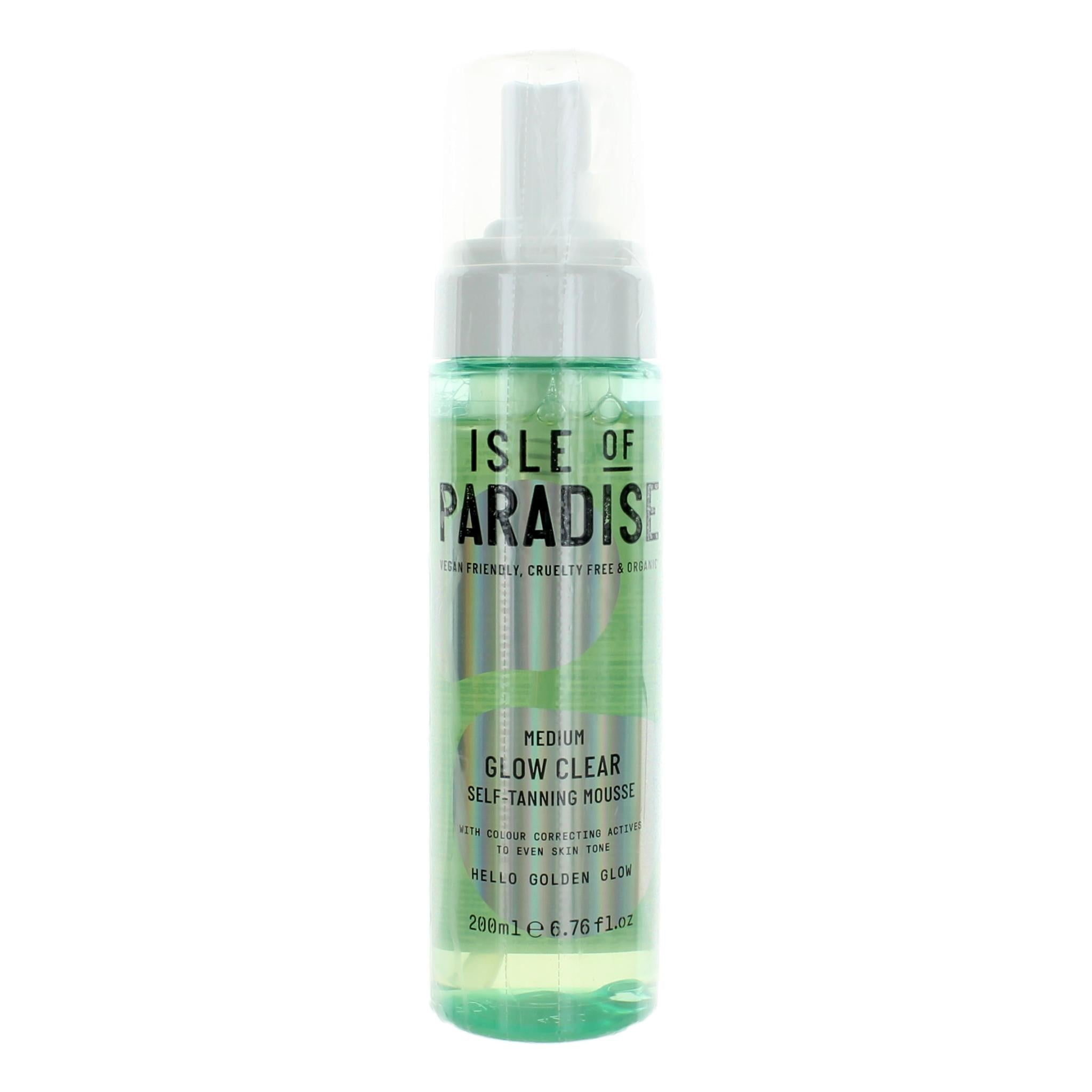 Isle of Paradise Glow Clear, 6.76oz Self Tanning Mousse - Medium ...