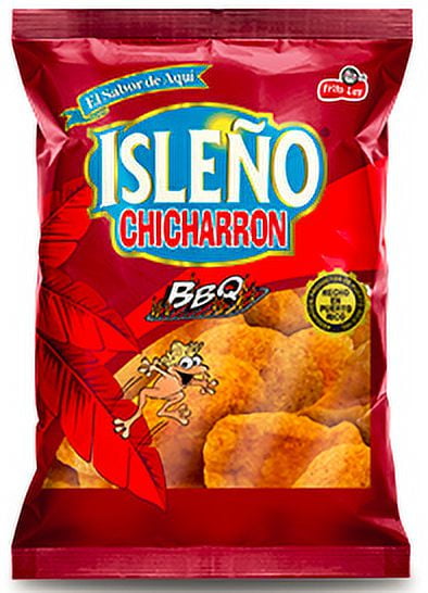 Isleno Chicharron Pork Rinds BBQ Flavored Snack Chips Single Serve ...