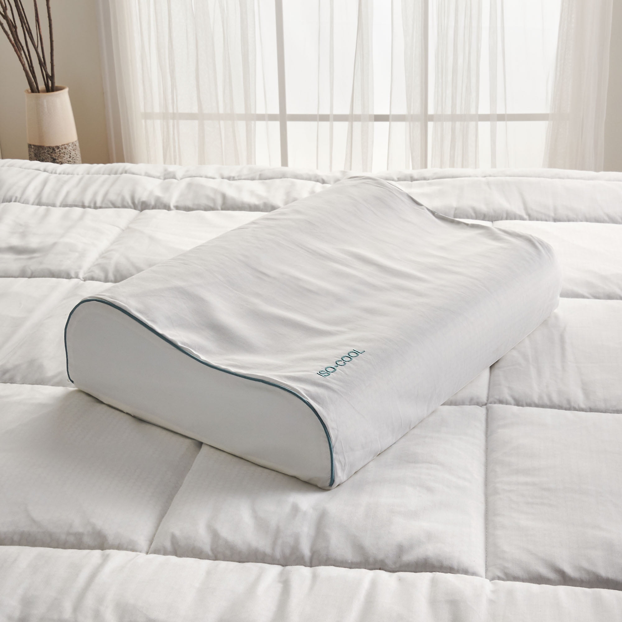 Iso-Cool Foam Contour Pillow - Cooling Technology - Walmart.com