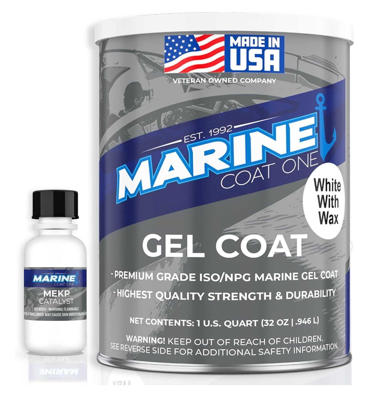 Iso/Npg Gel Coat White with Wax with MEKP Catalyst for Hardening, Gel ...