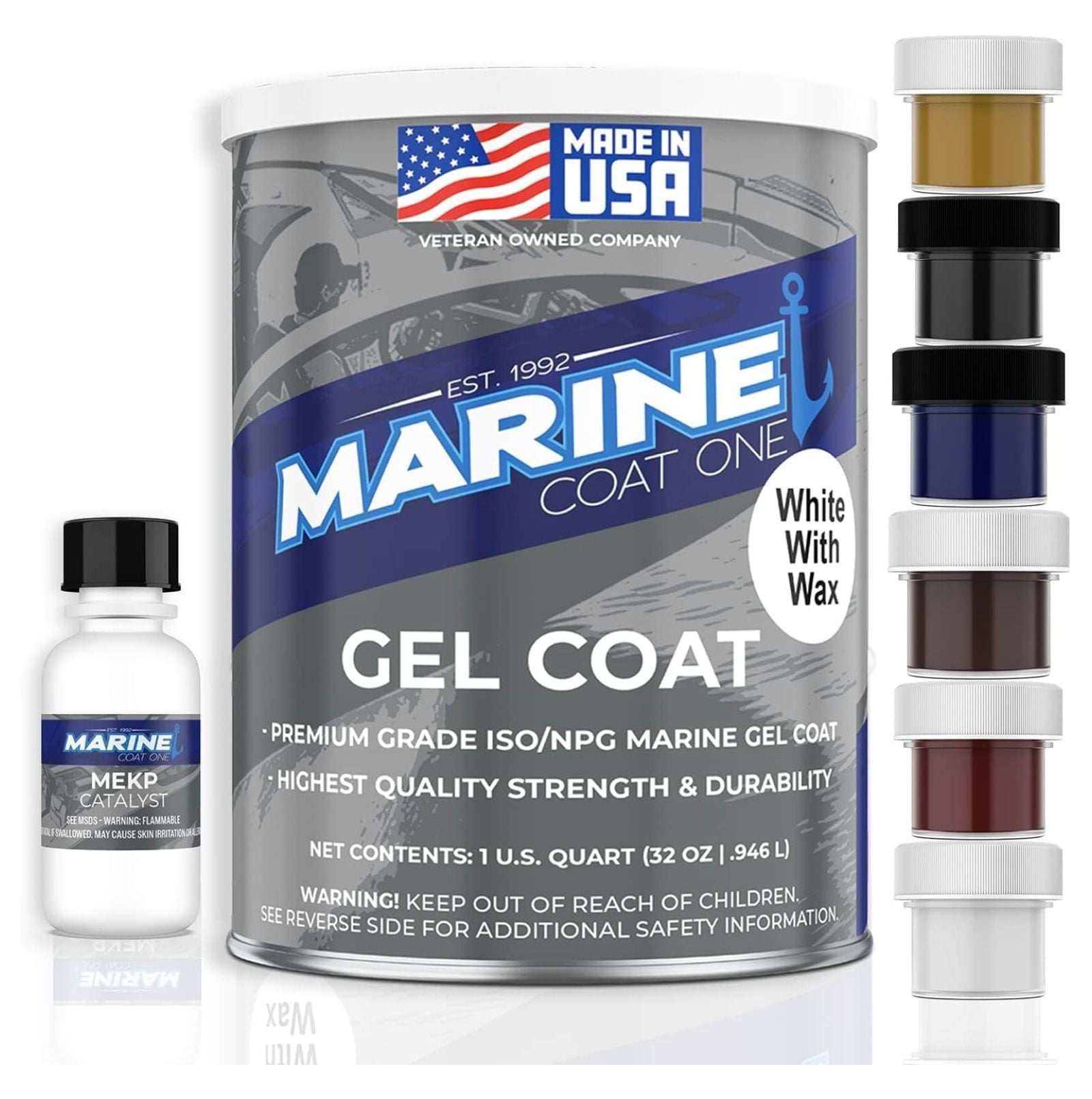 Iso/Npg Gel Coat White with Wax with MEKP Catalyst for Hardening, Gel ...