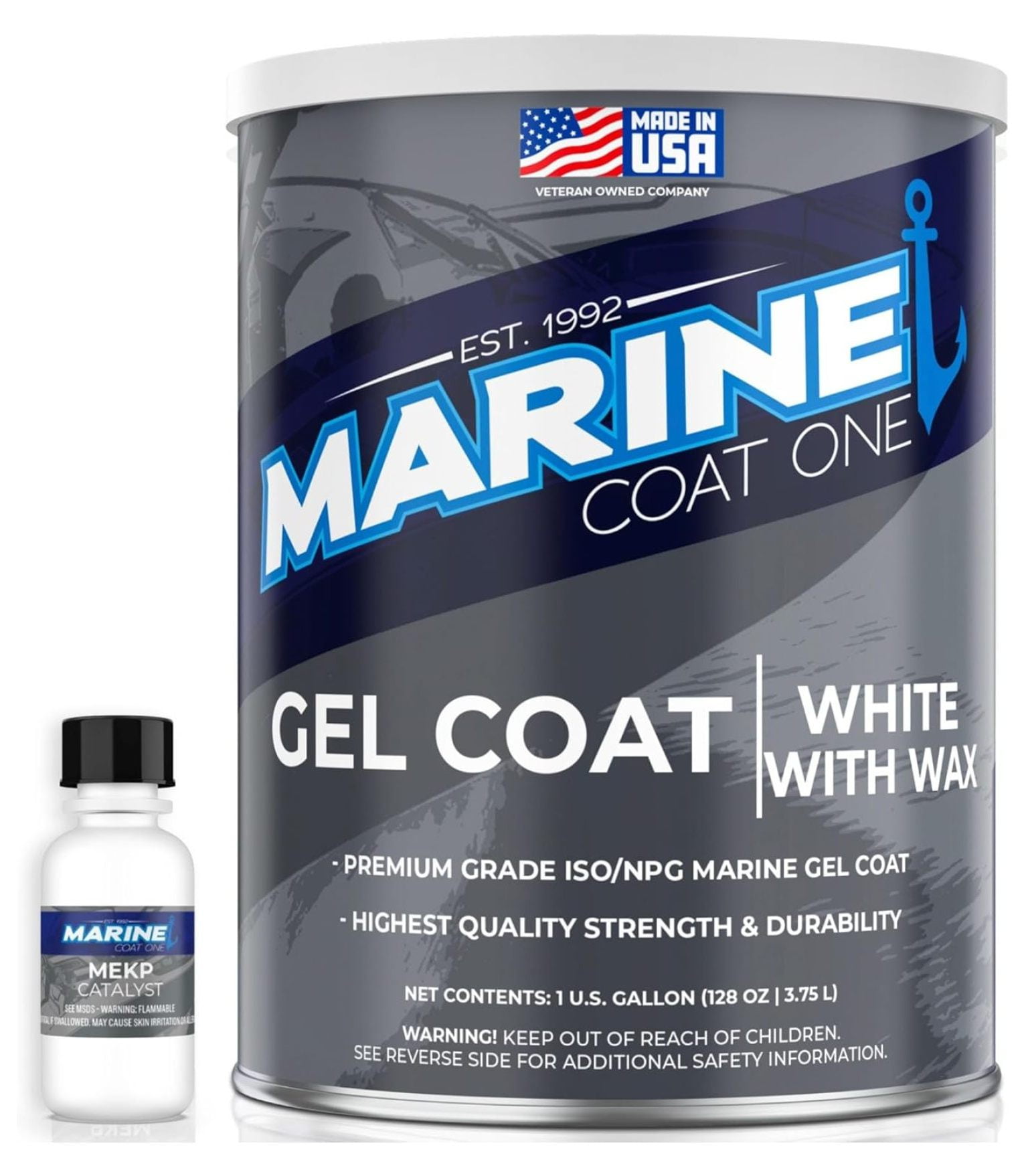 Iso/Npg Gel Coat White with Wax with MEKP Catalyst for Hardening, Gel ...