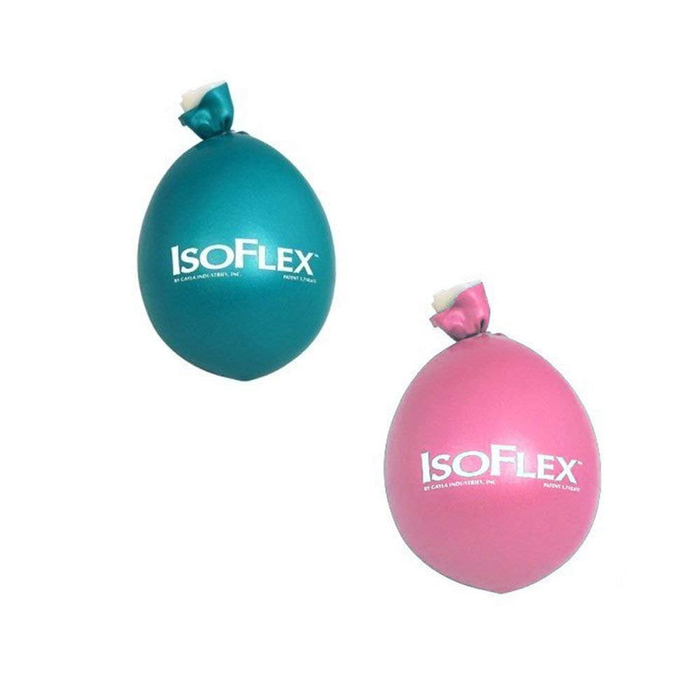 IsoFlex Teal Aqua and Pink Set of 2 Stress Ball Hand Massagers ...