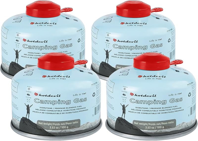 Isobutane Fuel Canister 100 Gram Camping Stove Fuel Butane Propane ...