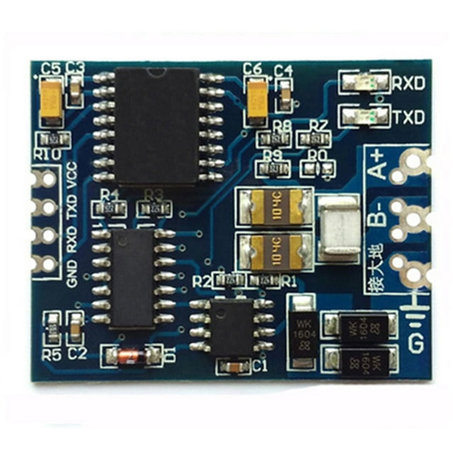Isolated TTL to RS485 module signal microcontroller serial port UART ...
