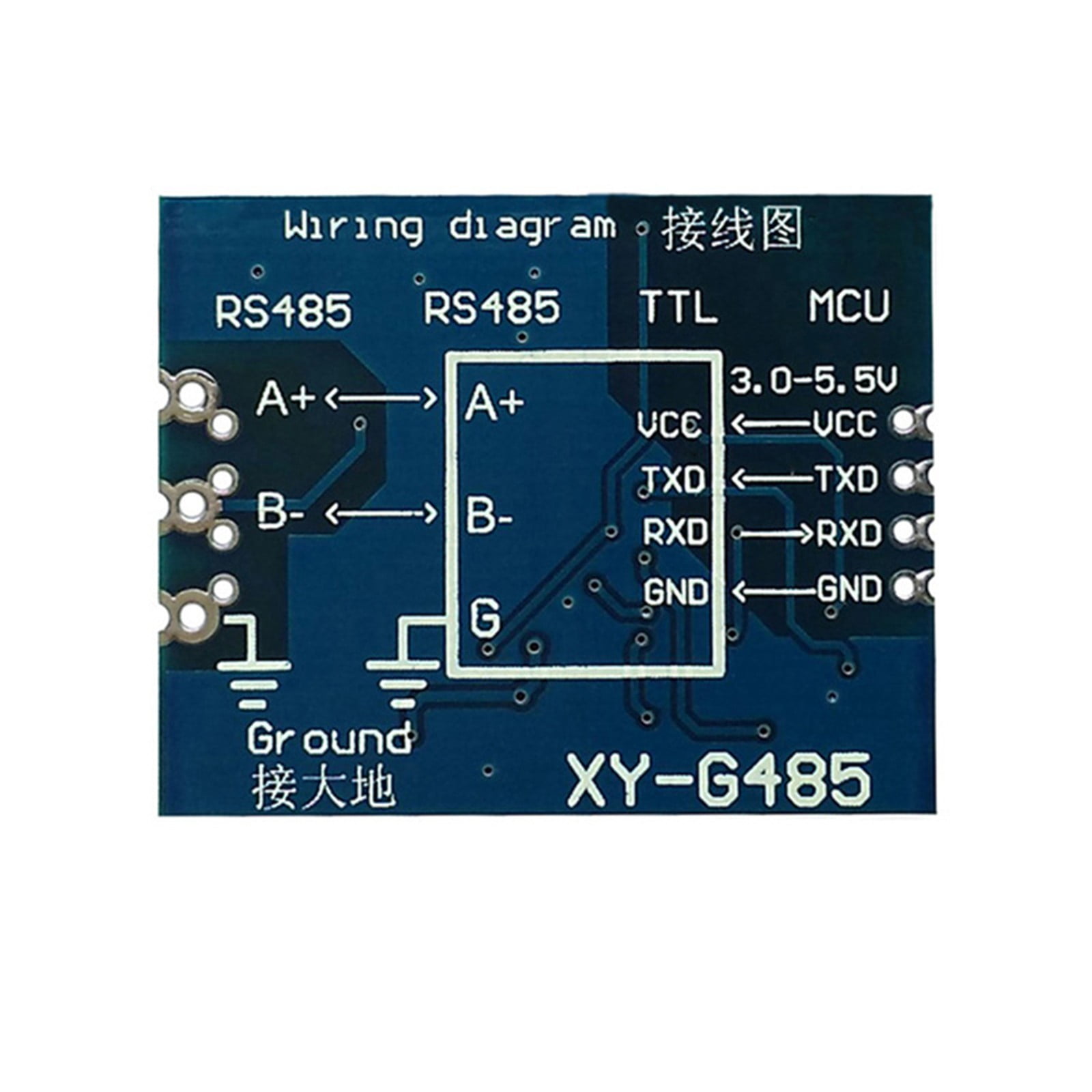 Isolated Ttl To Rs485 Module Signal Microcontroller Serial Port Uart Protection - Walmart.com