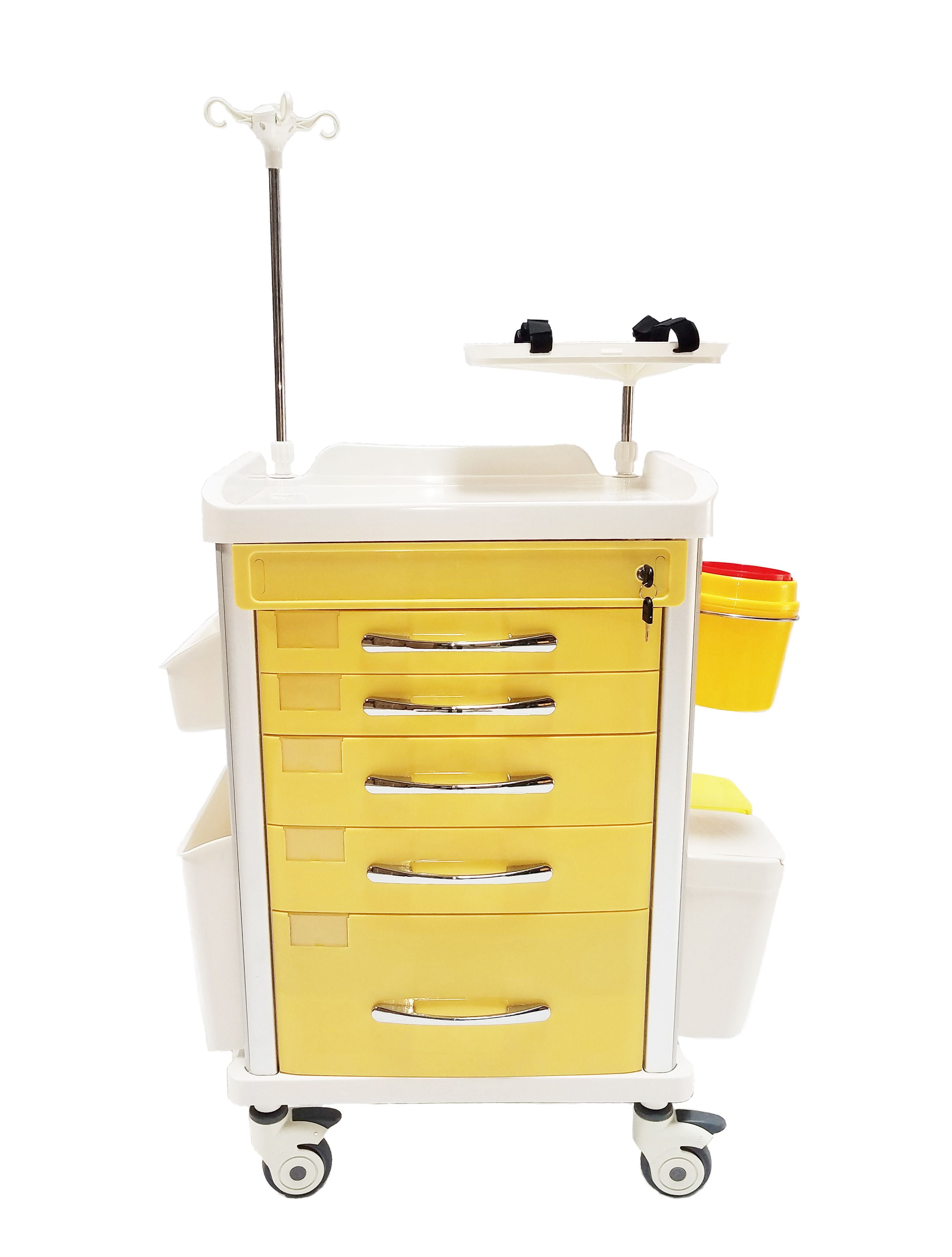 Isolation Crash Cart with Emergency Accessory Package - Walmart.com