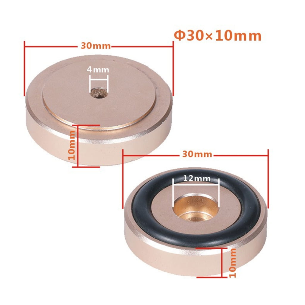 Isolation Feet Pad Auditory Amplifier Isolation Foot Aluminum Shock ...