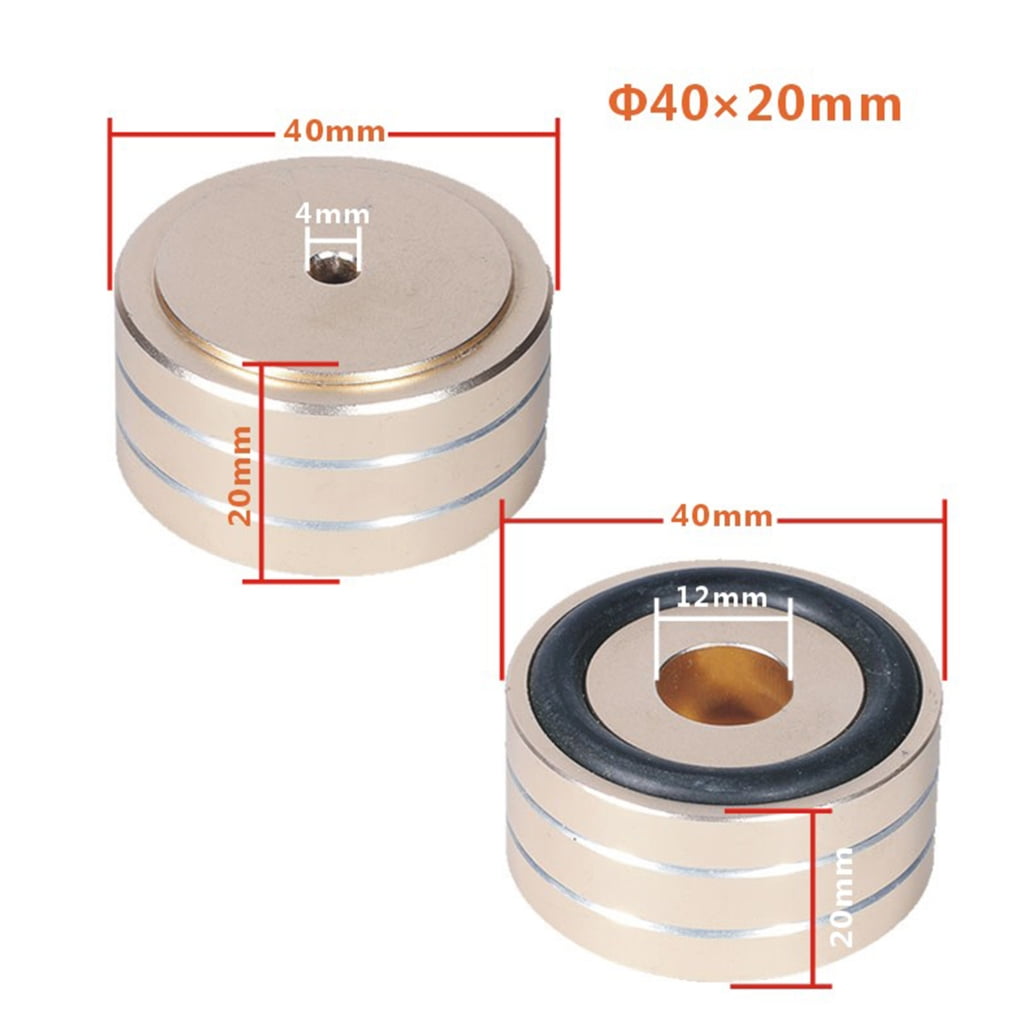 Isolation Feet Pad Auditory Amplifier Isolation Foot Aluminum Shock ...