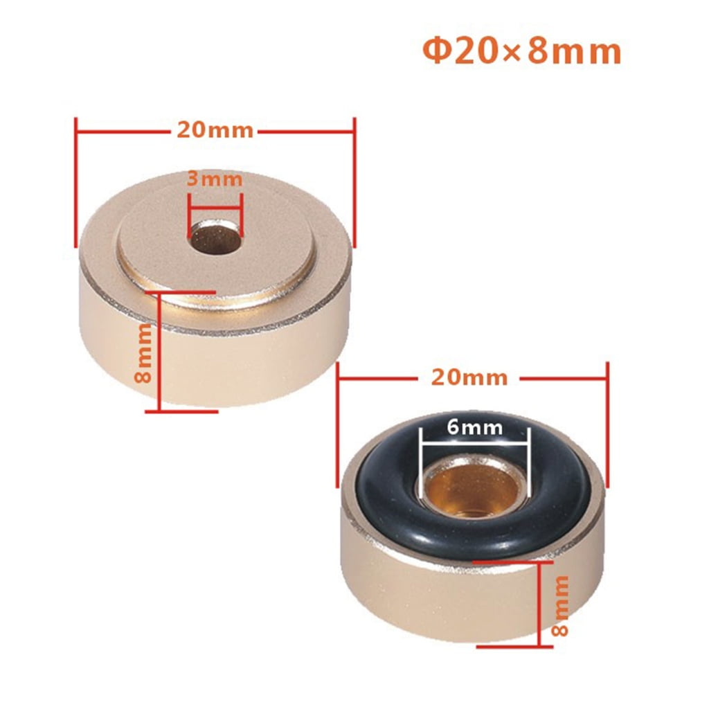 Isolation Feet Pad Auditory Amplifier Isolation Foot Aluminum Shock ...