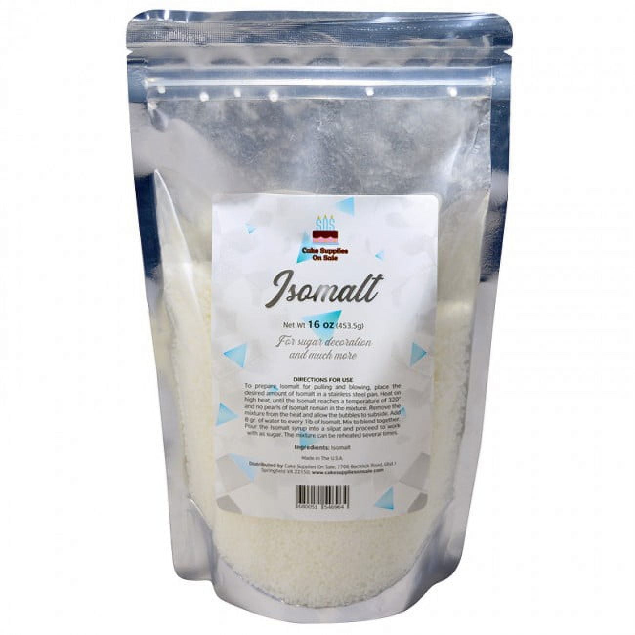 Isomalt 16 oz - Improved Workability, Non-Hygroscopic, Low Caloric ...