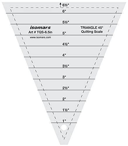 Isomars Triangle Quilting Ruler 65 - Walmart.com