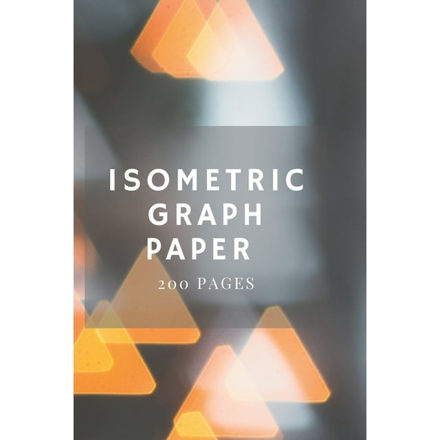 Isometric Graph Paper: Isometric Grid Paper 3D Drawing Book - Walmart.com