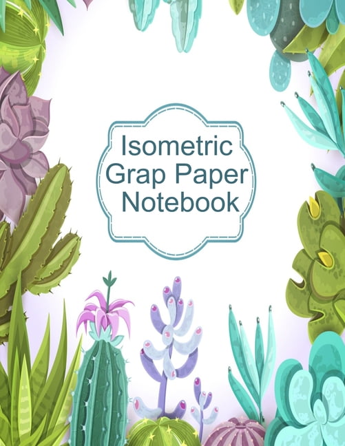 Isometric Graph Paper Notebook: Graphic Paper Composition Notepad (.28 ...