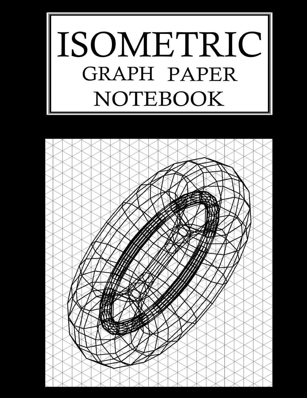 Isometric Graph Paper Notebook Isometric Grid Paper 3d Drawing Book