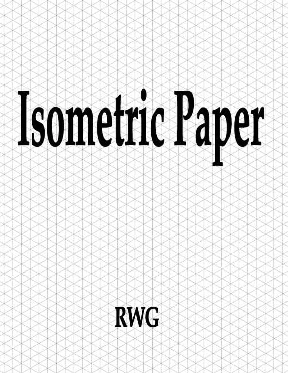 Isometric Paper: 200 Pages 8.5" X 11" (Paperback) - Walmart.com