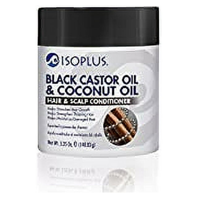 Isoplus Black Castor Oil & Coconut Oil 5.25oz - Walmart.com