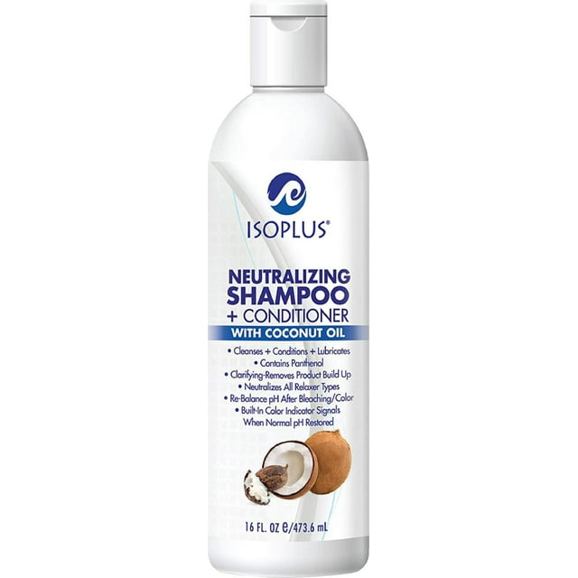 Isoplus Neutralizing Shampoo with Coconut Oil, 8 oz., All Hair Types ...