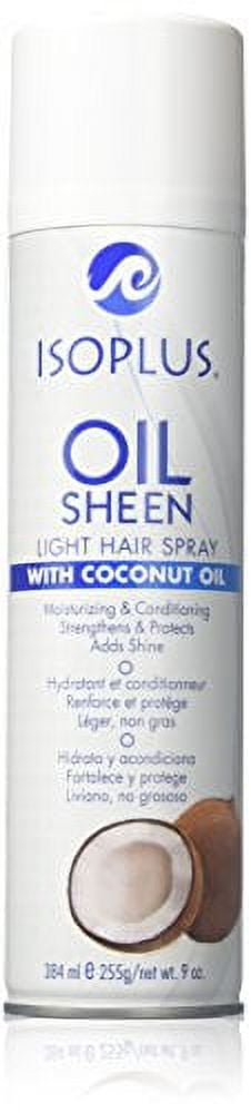 Isoplus Oil Sheen Light Spray Coconut Oil, 9 oz - Walmart.com