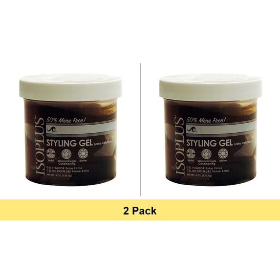 Isoplus Styling Gel Extra Conditioning Dark 6 oz - 2 Pack - Walmart.com