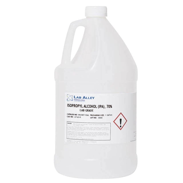 Isopropyl Alcohol 70% Lab Grade 1GAL - Walmart.com