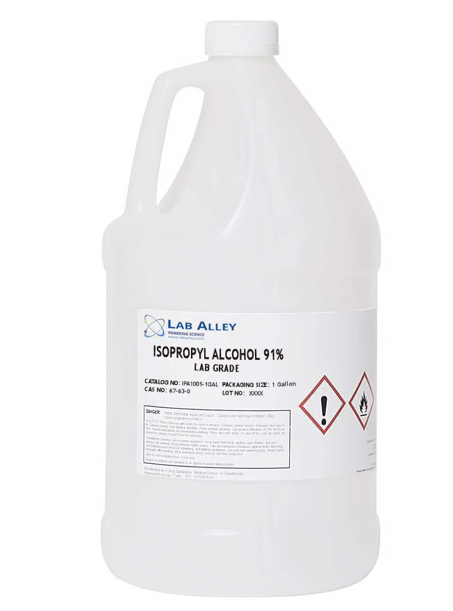 Isopropyl Alcohol 91% Lab Grade 1GAL - Walmart.com