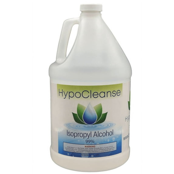 HYPOCLEANSE Isopropyl Alcohol 99.9% 1 Gallon Bulk Cleaner, Sanitizer ...