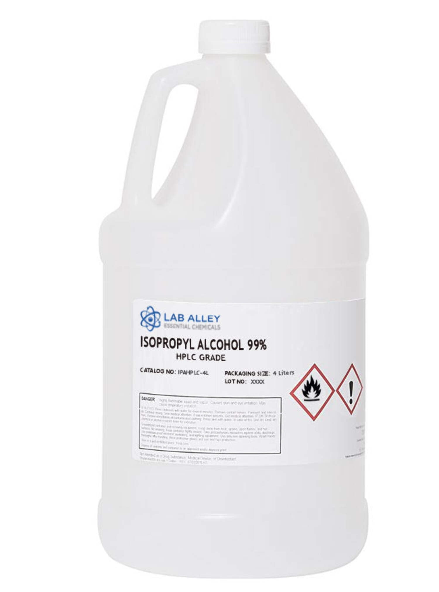 Isopropyl Alcohol 99% HPLC Grade 4L - Walmart.com
