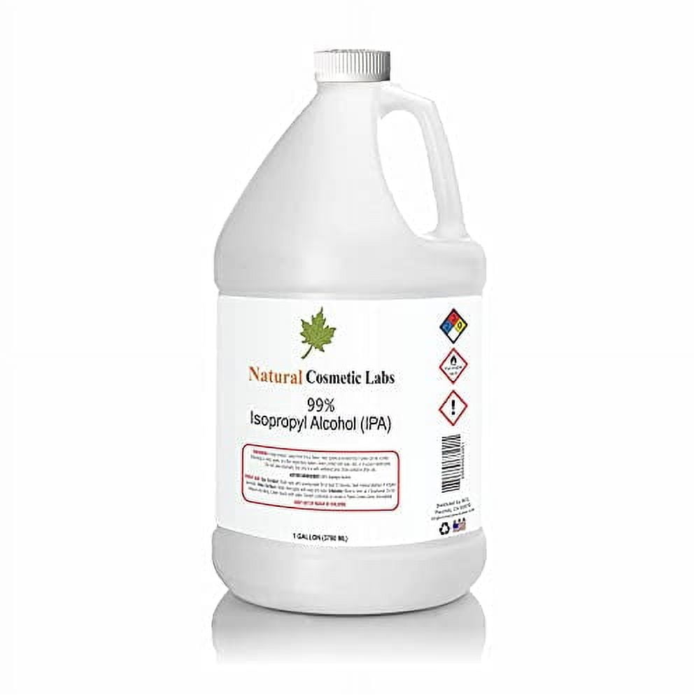 Isopropyl Alcohol 99% (IPA) Rubbing Alcohol by - Made in USA - 3780 ml ...