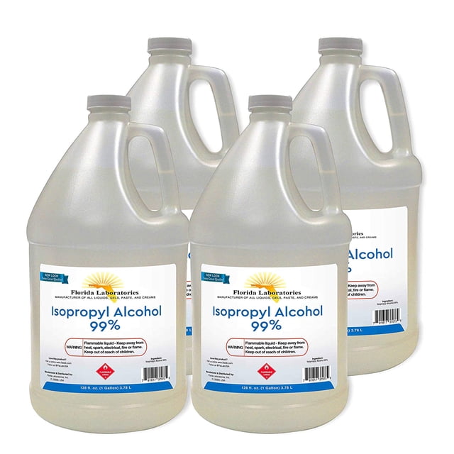 Isopropyl Alcohol Grade 99% Anhydrous - 4 Gallon - Walmart.com