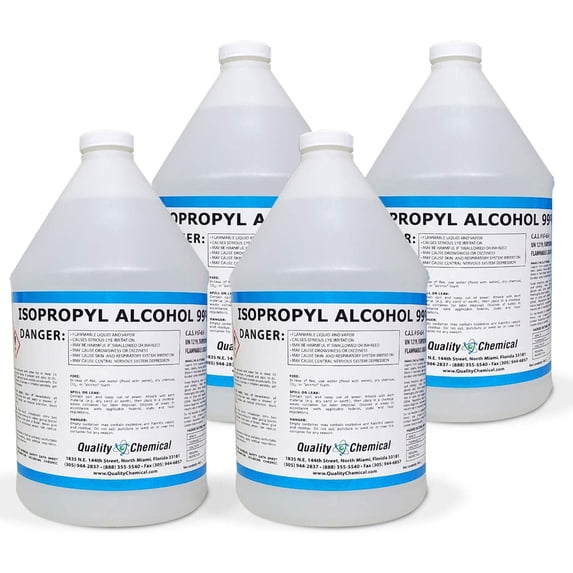 Isopropyl Alcohol Grade 99 Anhydrous - 4 Gallon Case - Walmart.com