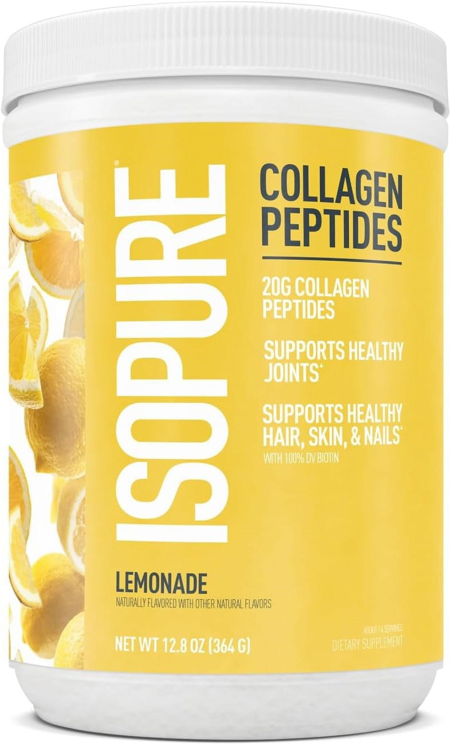 Isopure Collagen, Lemonade, 14 servings - Walmart.com